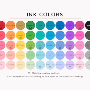 Cursive Name Note Cards | Custom A2 Minimalist Script Stationery Set ...