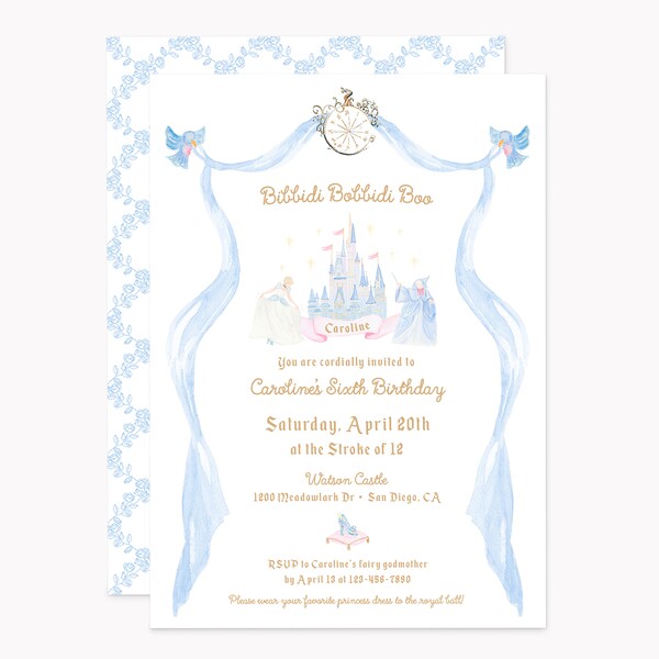 Cinderella Invitation - Etsy