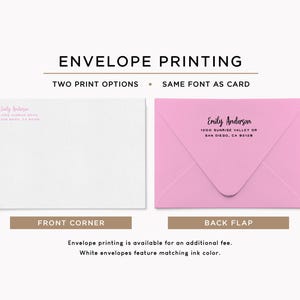 Cursive Name Note Cards | Custom A2 Minimalist Script Stationery Set With Envelopes - Etsy