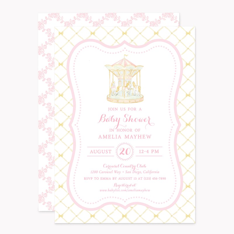 Pink Carousel - Etsy