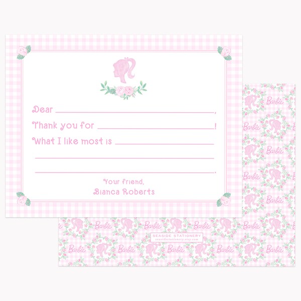 Barbie Thank You - Etsy