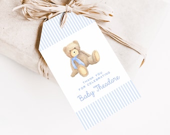 Baby Boy Gift Tag - Etsy