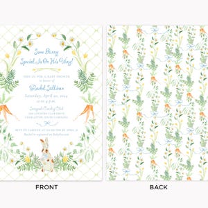 Printed Velveteen Rabbit Invitation Set | Custom Storybook Party ...