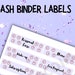 Smiley Face Cash Binder Labels, Happy Face Cash Binder Labels ...