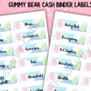 Smiley Face Cash Binder Labels, Happy Face Cash Binder Labels ...