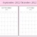 2023 Spanish Calendar Bundle, Elegant Spanish Printable Calendars ...
