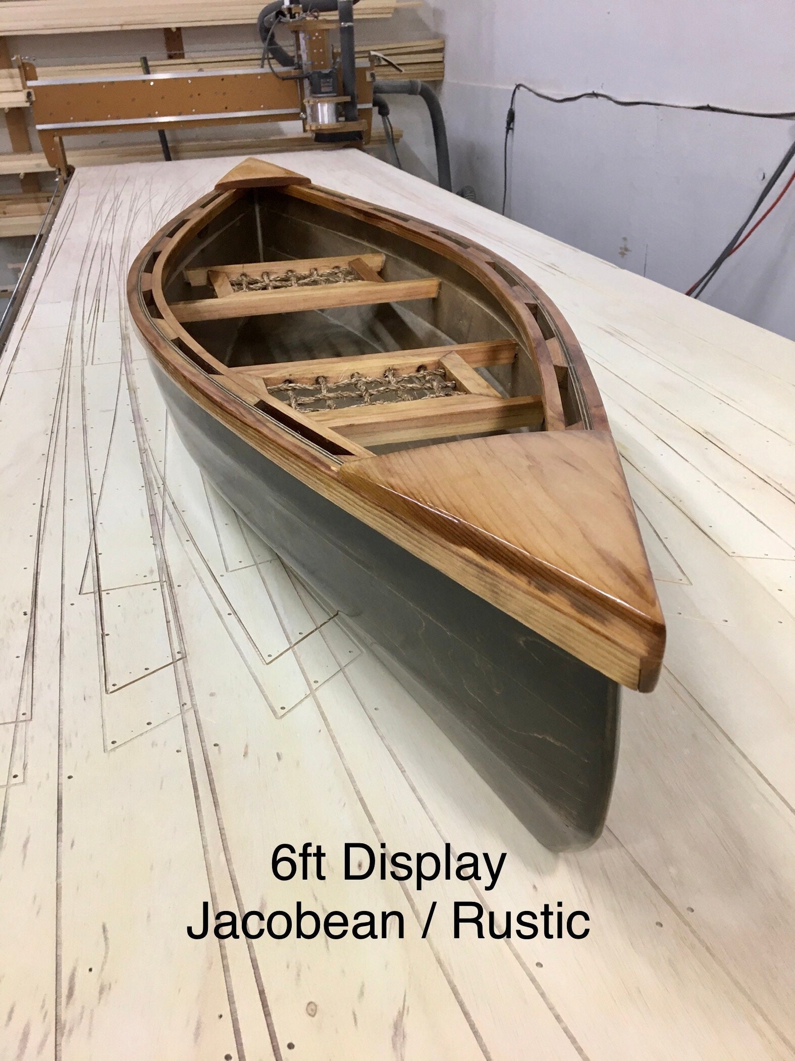 Wall Display Canoe ( 5ft, 6ft, 7ft, 8ft ) - Etsy
