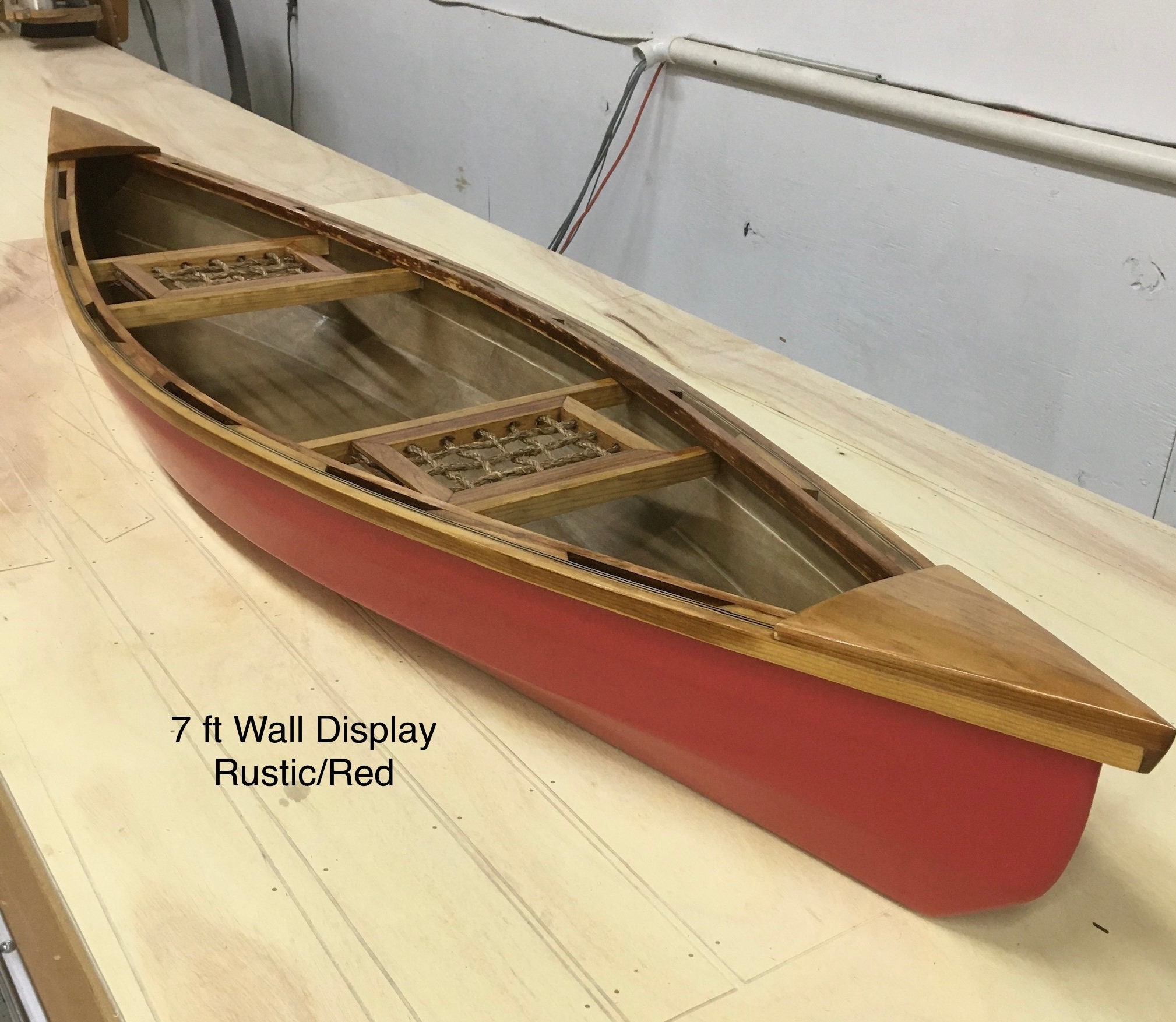 Wall Display Canoe ( 5ft, 6ft, 7ft, 8ft ) - Etsy