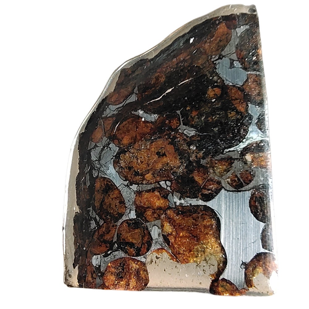 SERICHO Pallasite Olive Meteorite Slices Natural Meteorite Material ...