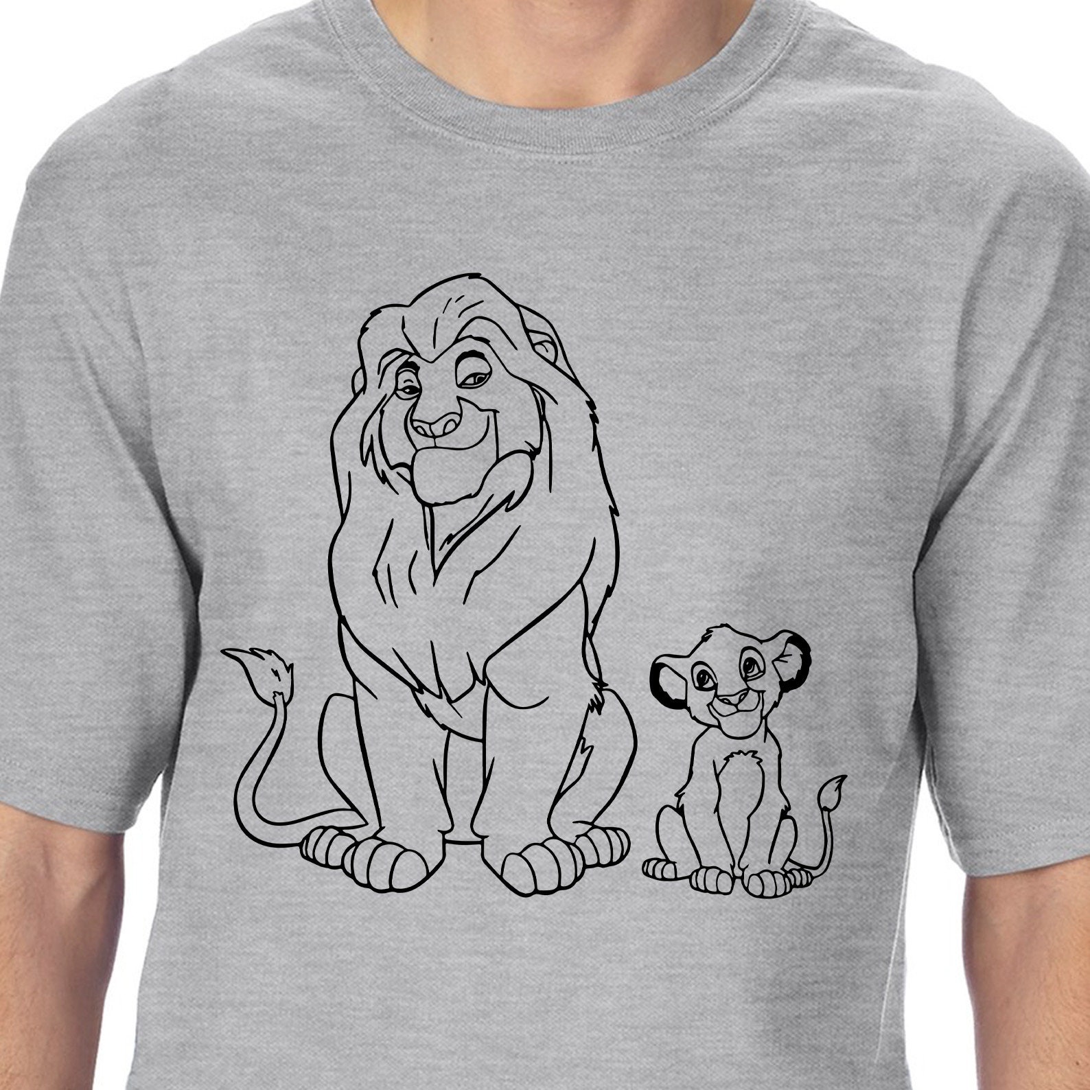 Mufasa and Simba Cut Files | Cricut | Silhouette Cameo | Svg Cut Files ...
