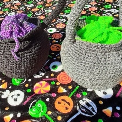 Crochet Cauldron Bag Pattern - Etsy