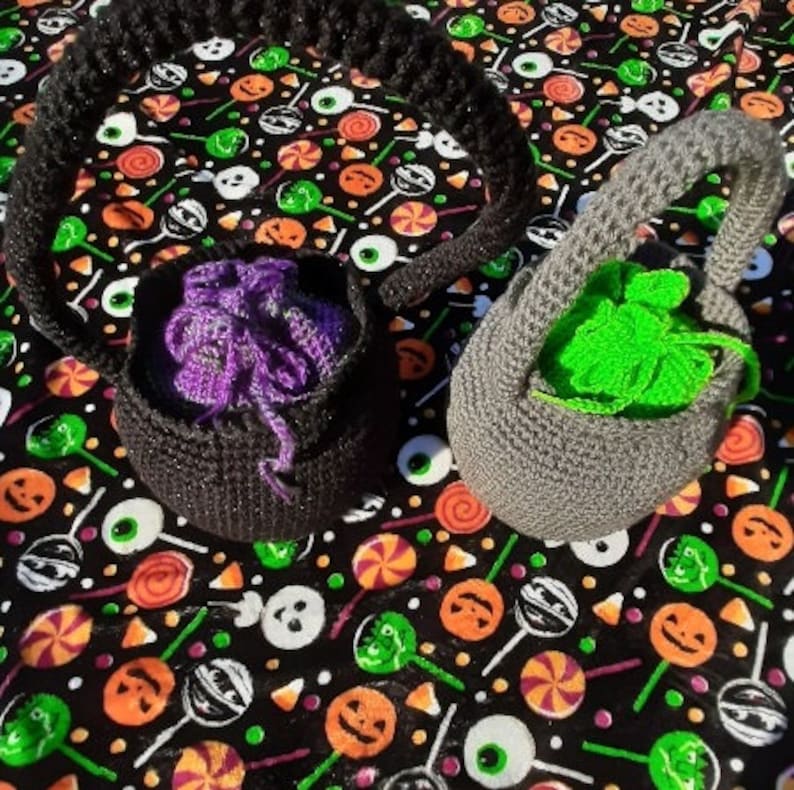 Crochet Cauldron Bag Pattern - Etsy
