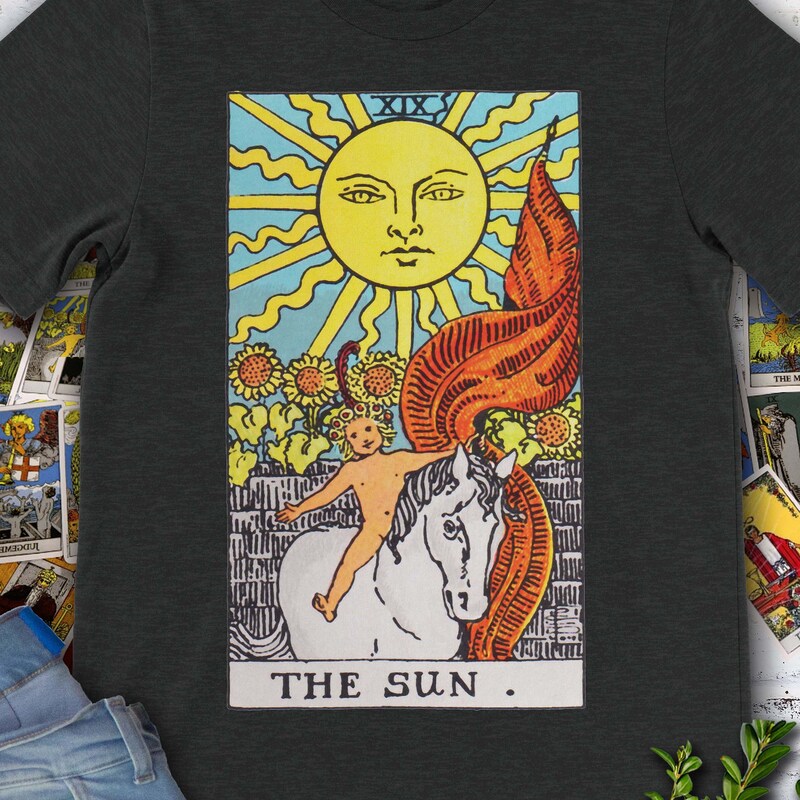 Rider Waite Deck T Shirt - Etsy New Zealand