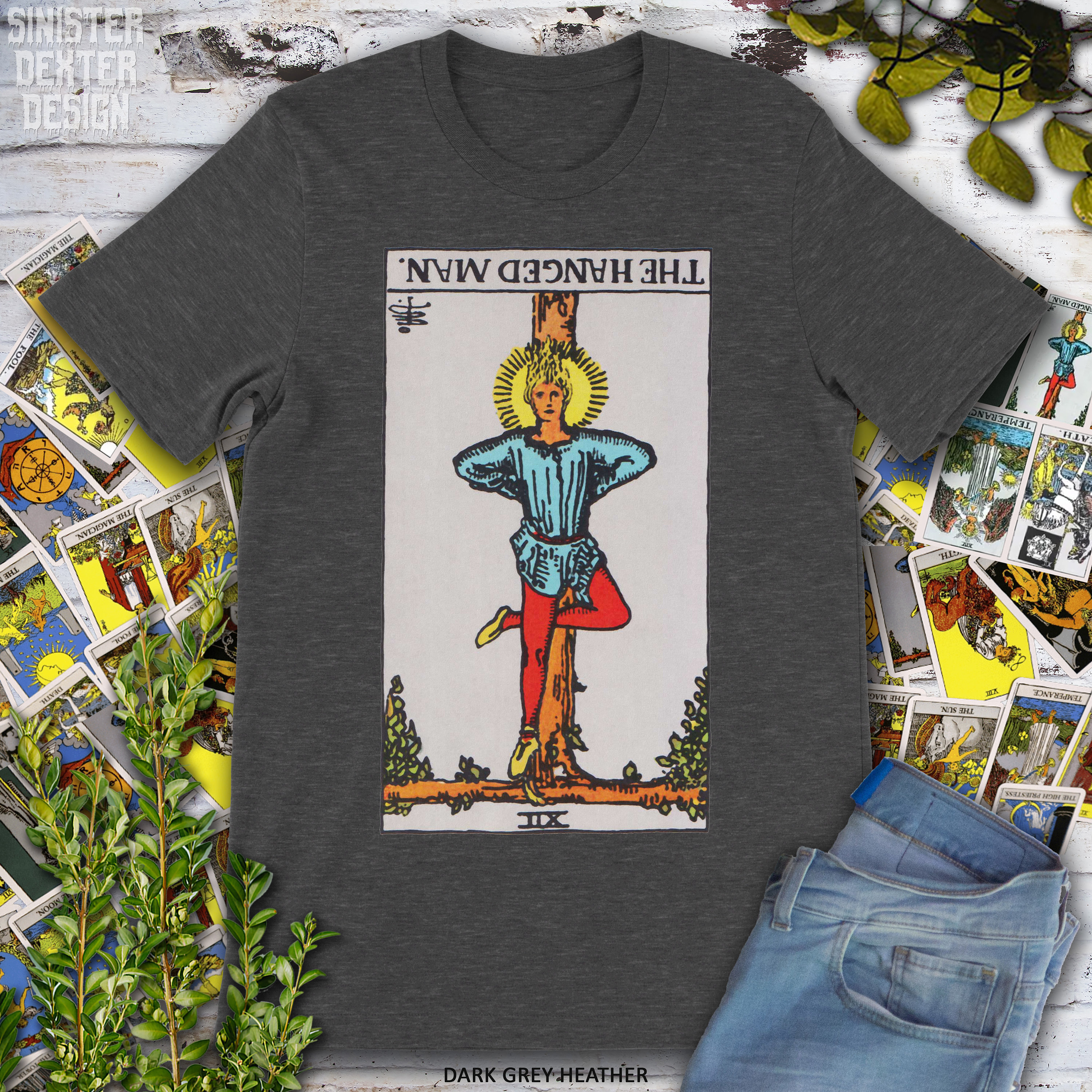 The Hanged Man Vintage Reversed Tarot Card Original Hand Drawn Rider ...