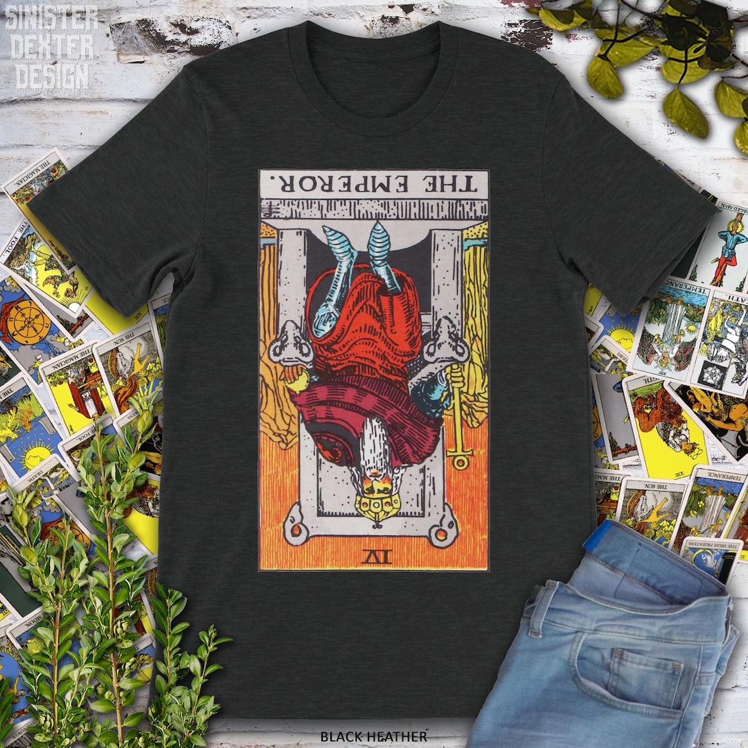The Emperor Vintage Reversed Tarot Card Original Hand Drawn Rider Waite ...