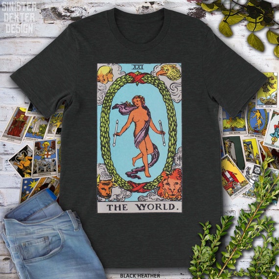 The World Vintage Tarot Card Original Hand Drawn Rider Waite - Etsy