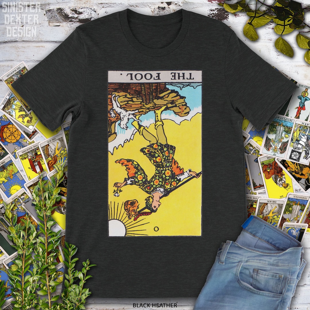 The Fool Vintage Reversed Tarot Card Original Hand Drawn Rider Waite ...
