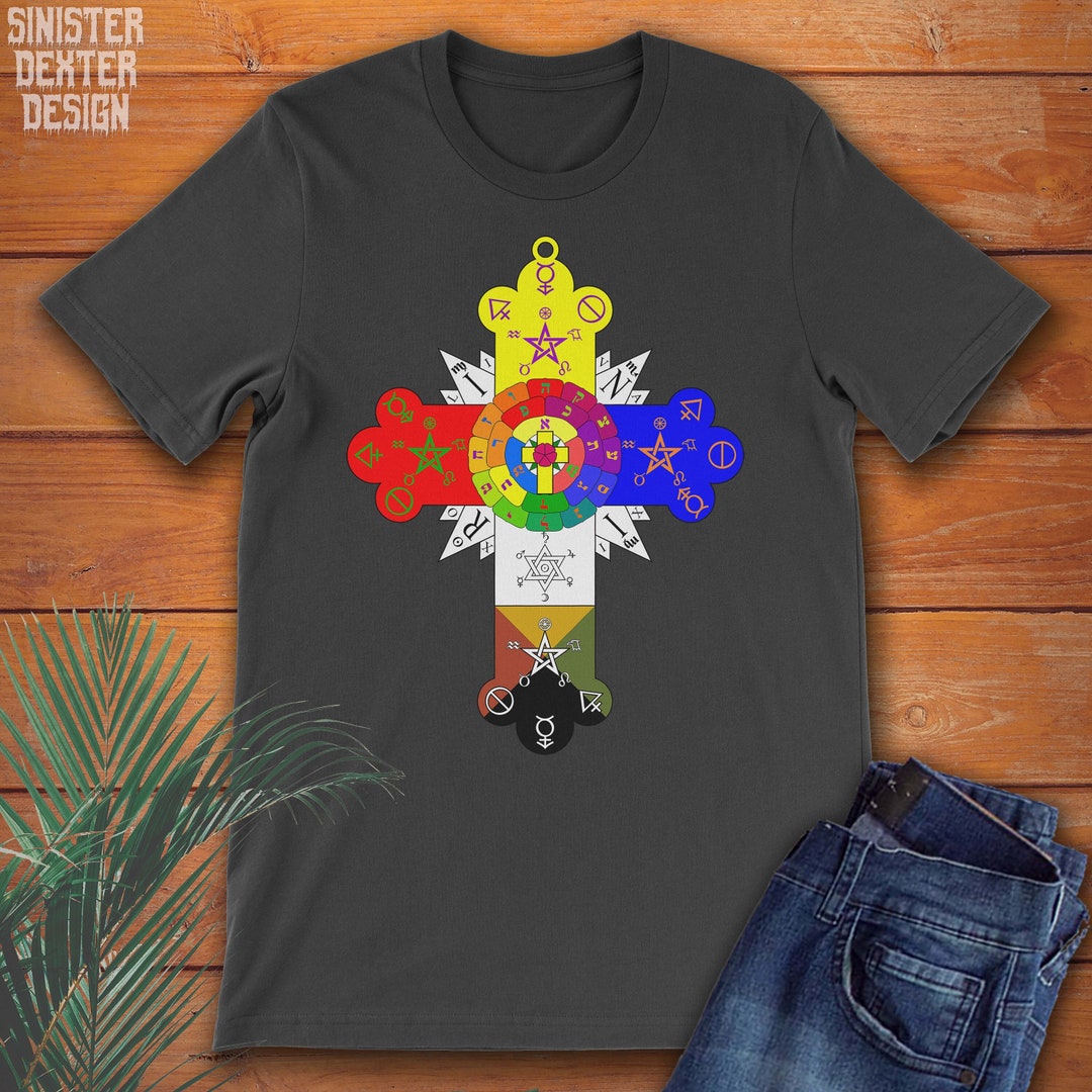 Rose Cross Lamen or Rosy Cross of a Hermetic Order of the Golden Dawn ...