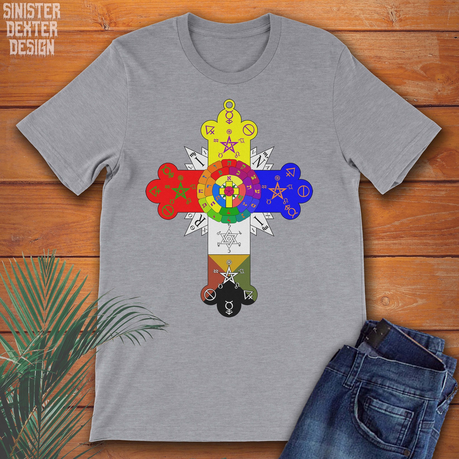 Rose Cross Lamen or Rosy Cross of a Hermetic Order of the Golden Dawn T ...