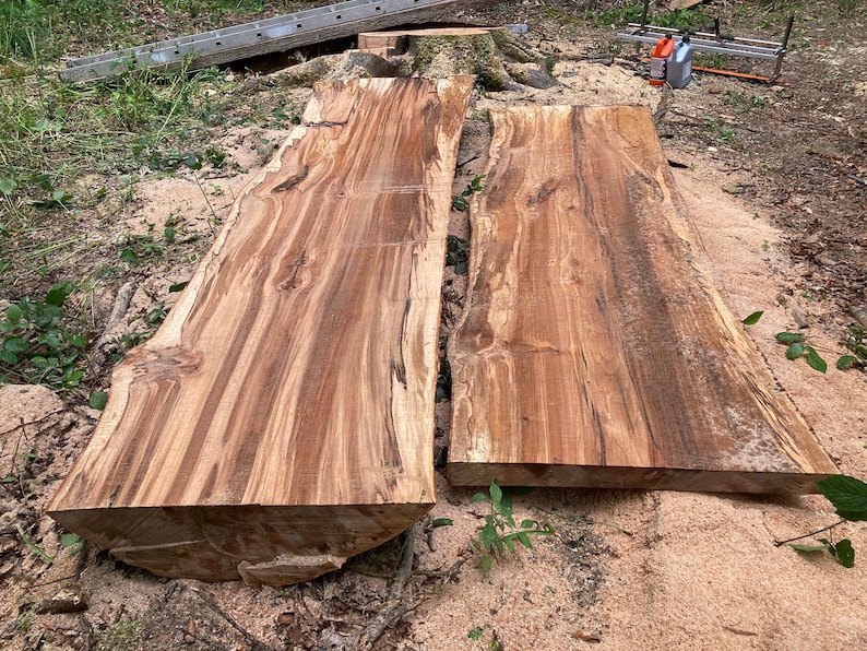 Waney Edge Timber Boards: Hardwood & Softwood Slabs - Etsy