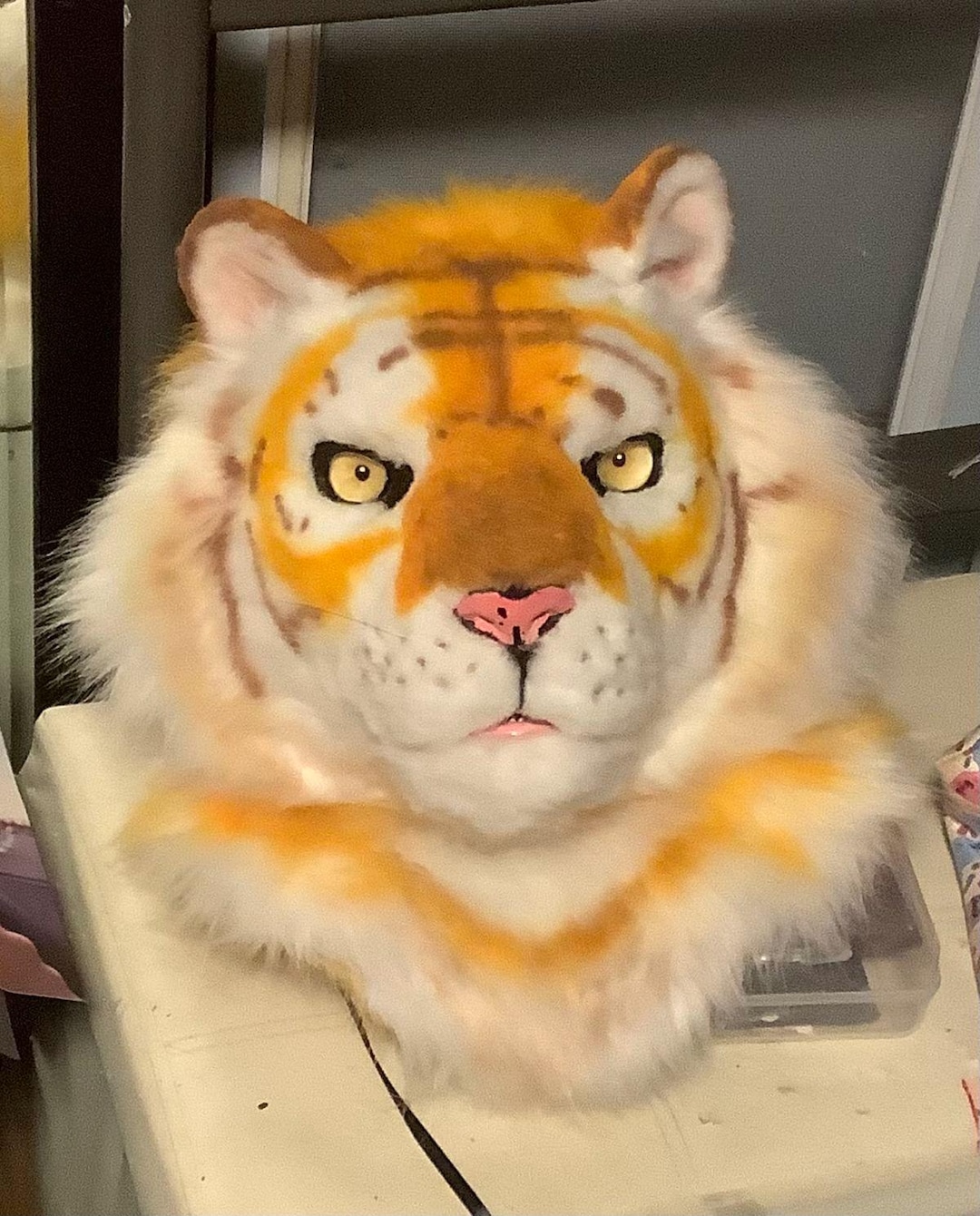 Golden Tiger Micro Partial Fursuit - Character Rights, Head and Paws - Etsy