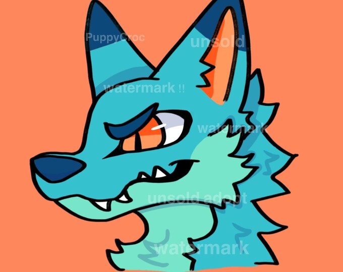 3 Art Pieces Croco-dog Adopt - Etsy