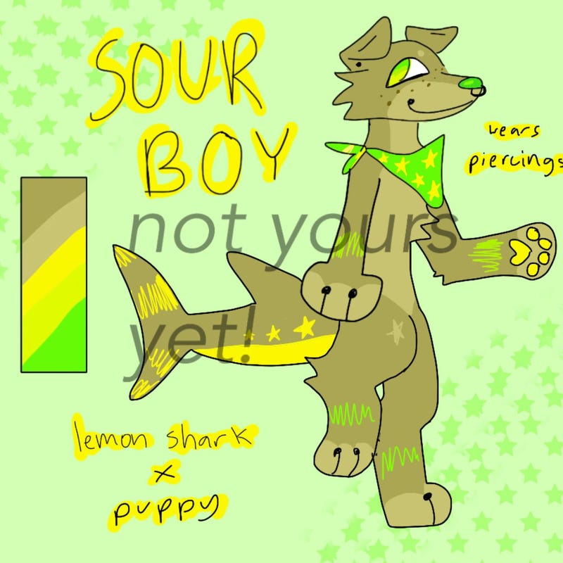 Shark Fursona - Etsy