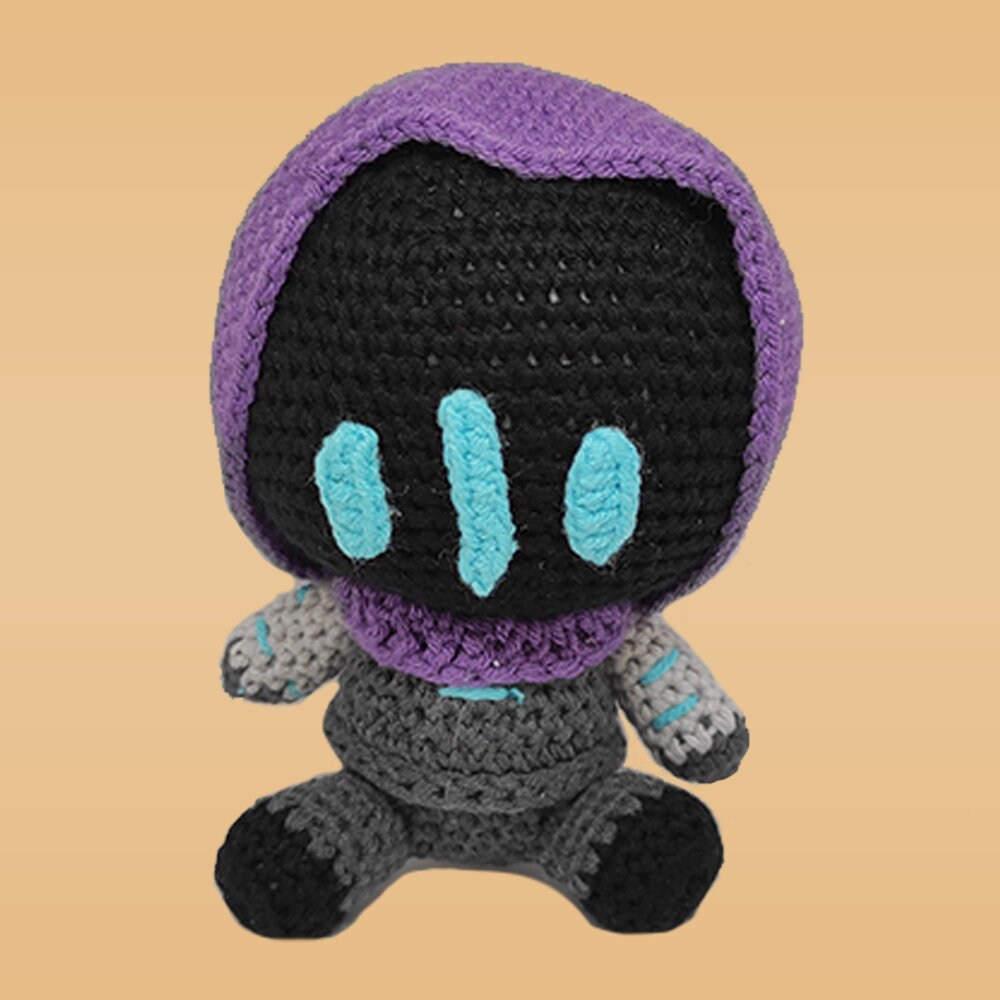 Valorant Omen Valorant Omen Amigurumi Omen Doll - Etsy España