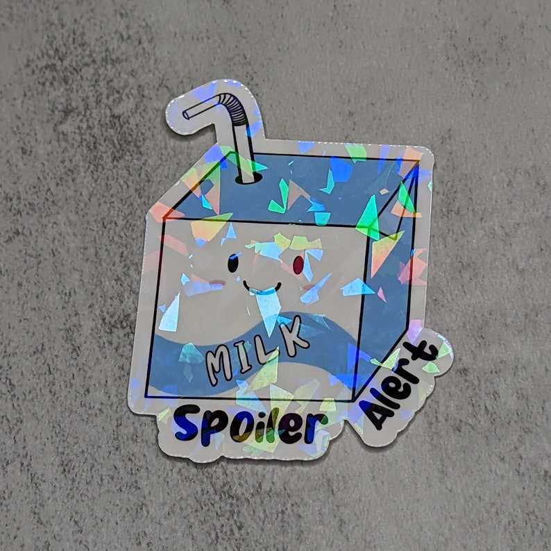 Spoiled Milk Sticker | Weatherproof Glossy Decal - Etsy