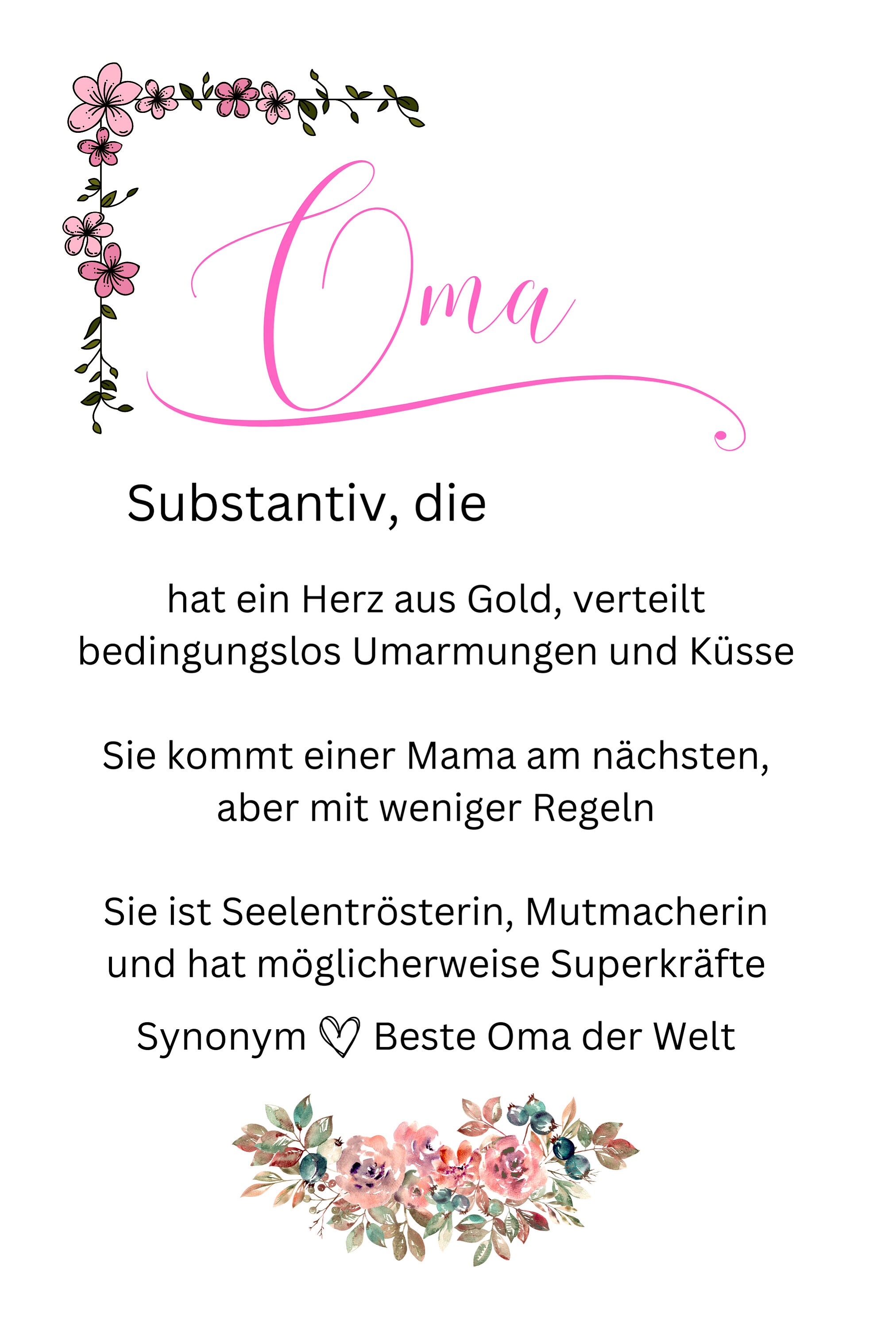 Définition de grand-mère fête des mères, cadeau de fête des mères ...