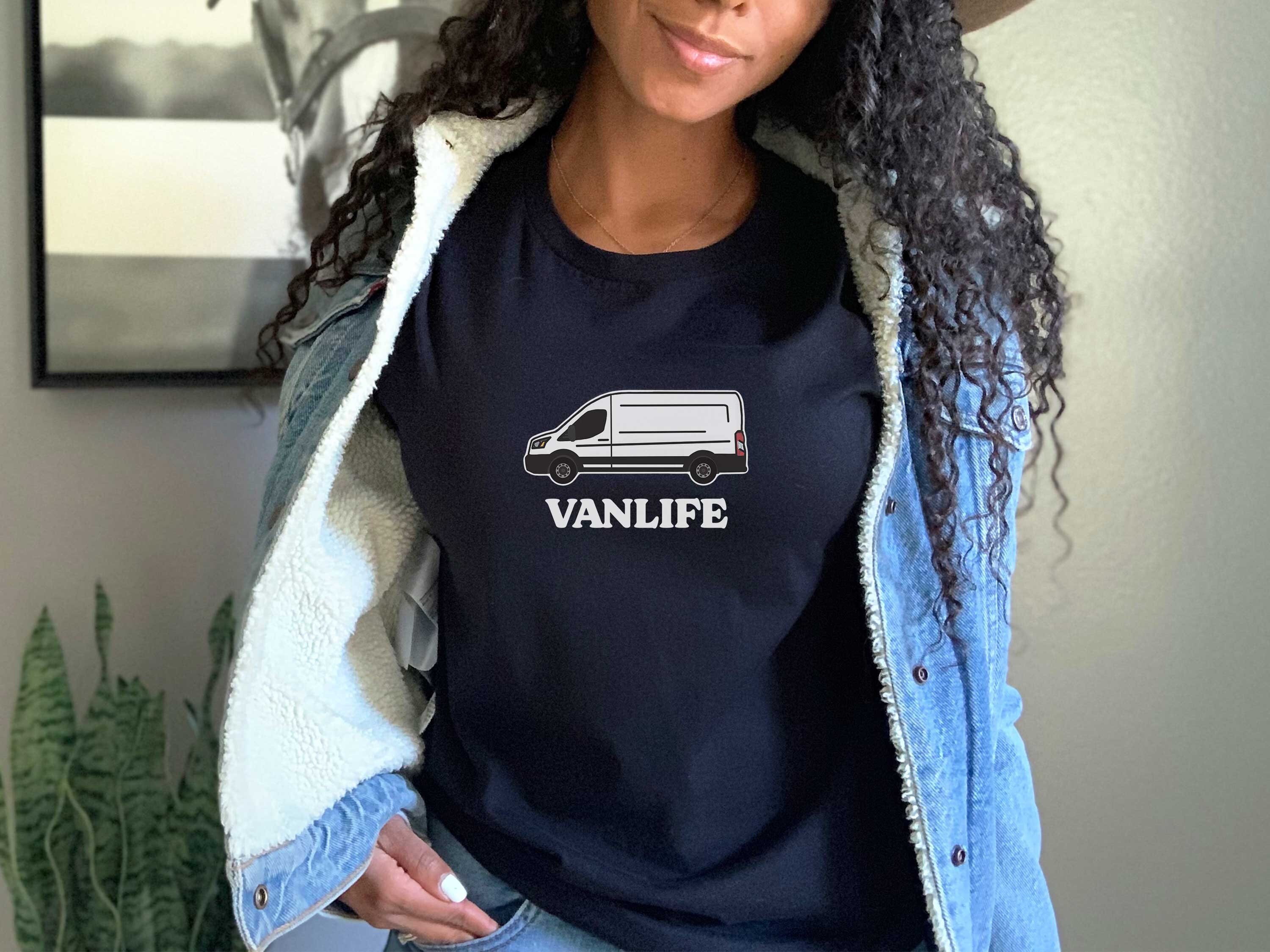 Vanlife Transit Van Tee, Ford Conversion Van Road Trip and Adventure ...