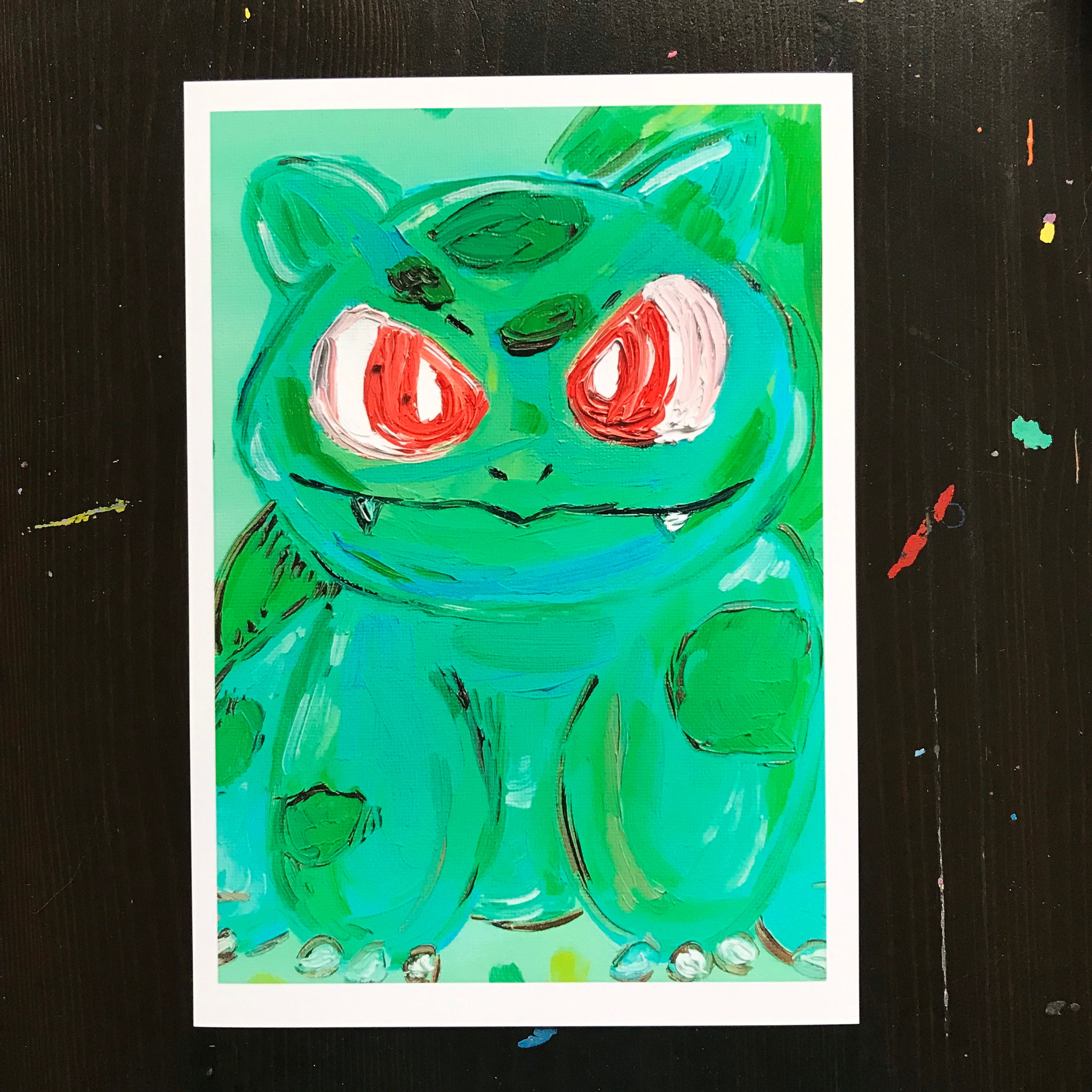 A5 Bulbasaur Print - Etsy