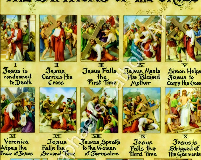Stations of the Cross for Children (and Adults) With Meditations, Set ...