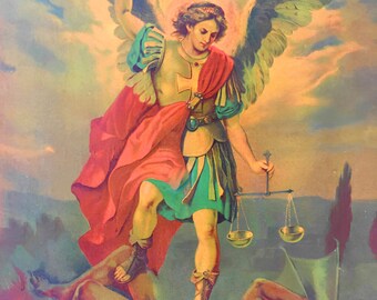 St. Michael Poster - Etsy