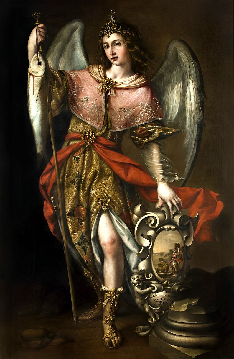 Archangels Michael Raphael Gabriel Catholic Art Digital - Etsy