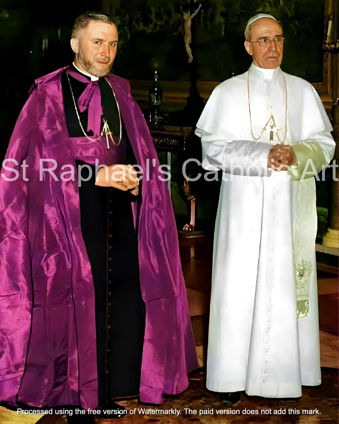 Pope Pius XII Archbishop Marcel Lefebvre SSPX Pre Vatican 2 Catholic ...