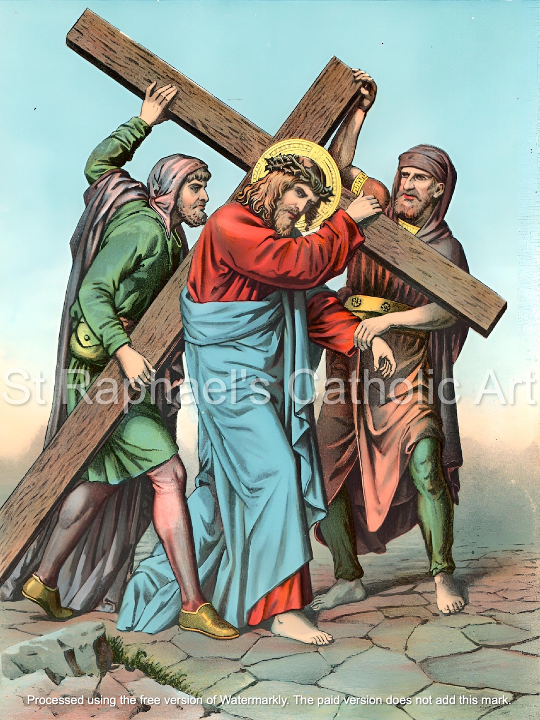 Way of the Cross Lent Passion of Jesus Stations 1 - 5 Holy Week and ...