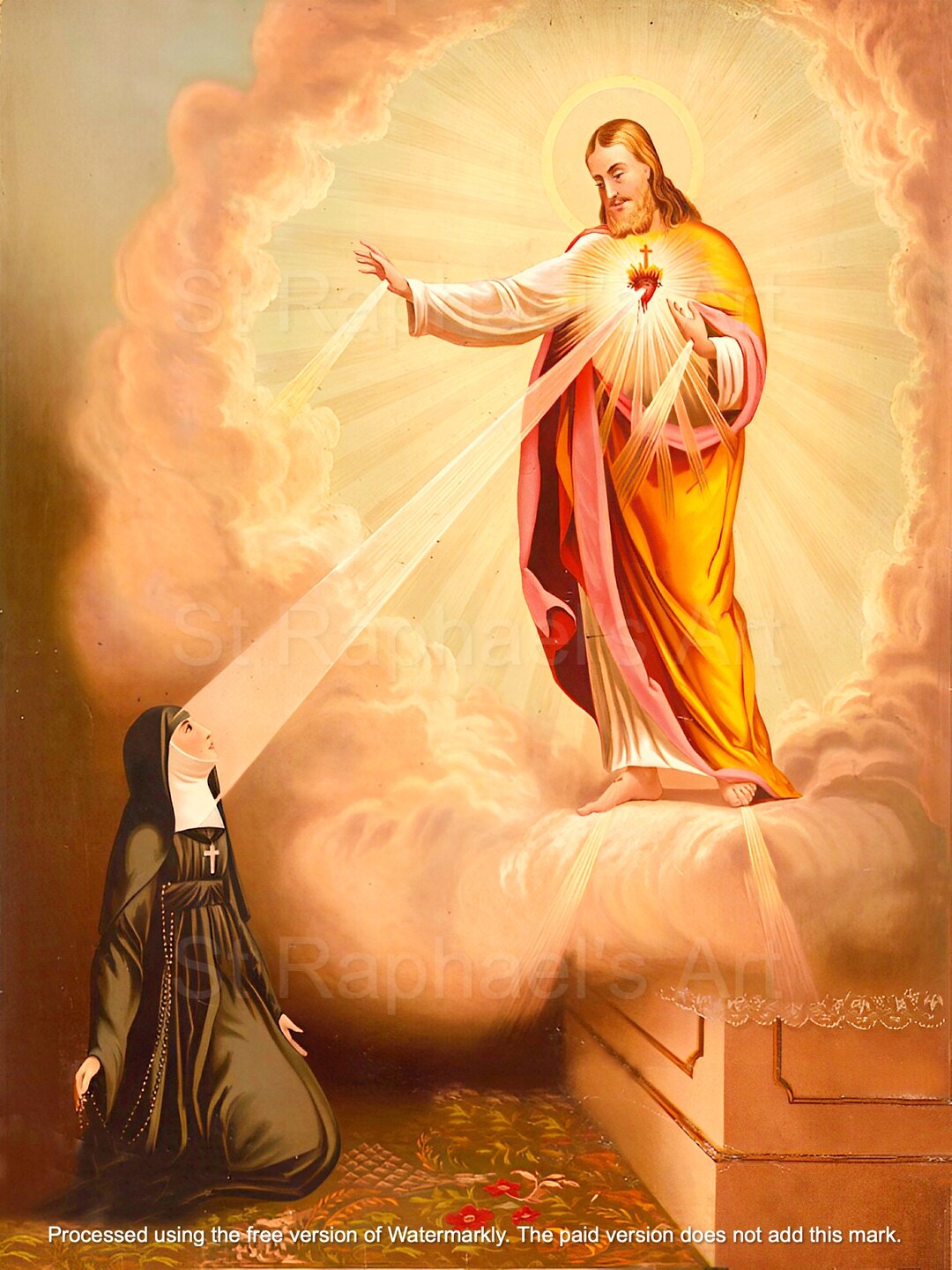 St Margaret Mary Sacred Heart of Jesus First Friday Devotion Digital ...