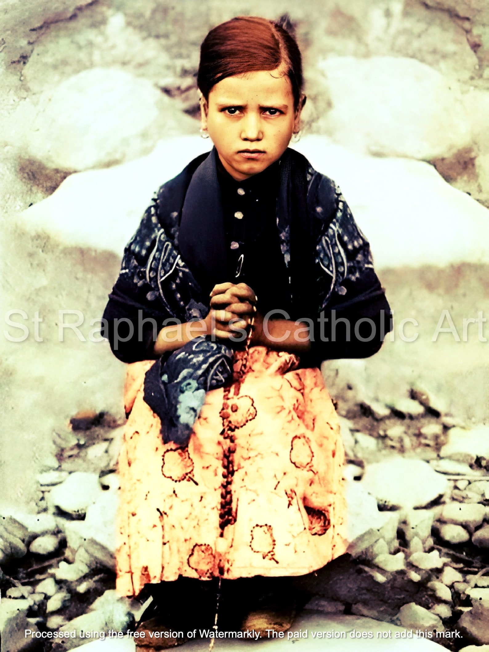 St Jacinta Marto Fatima Our Lady Apparition Portugal 1917 Catholic ...