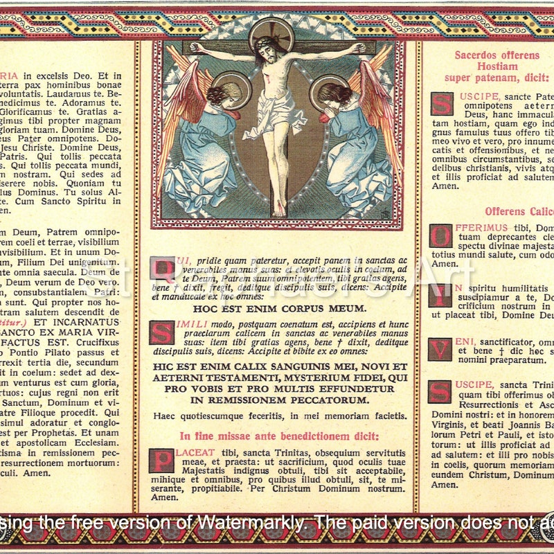 Mary Altar Card - Etsy