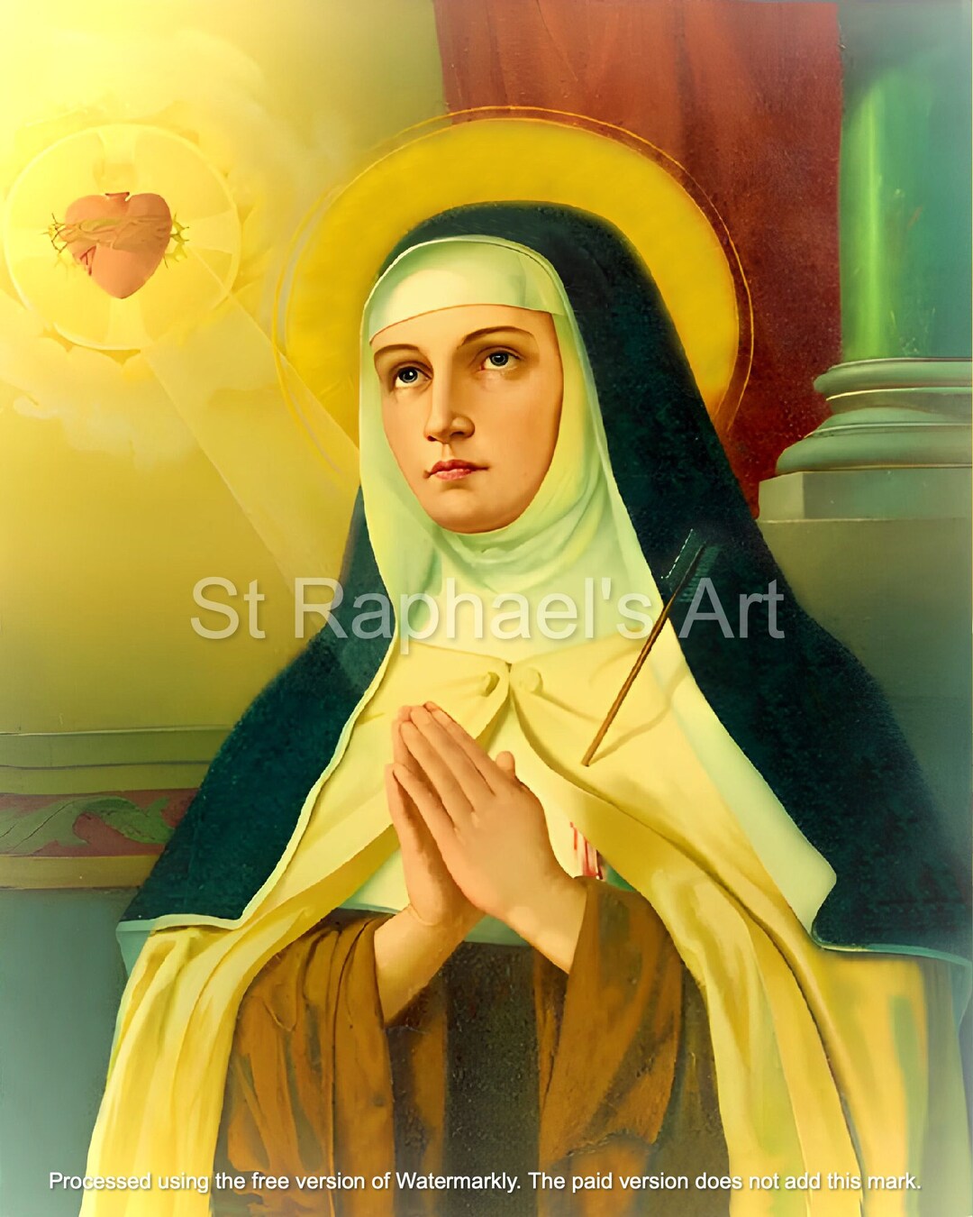 St Teresa of Avila Carmelite Nun Mystic Catholic Patron Saint of ...