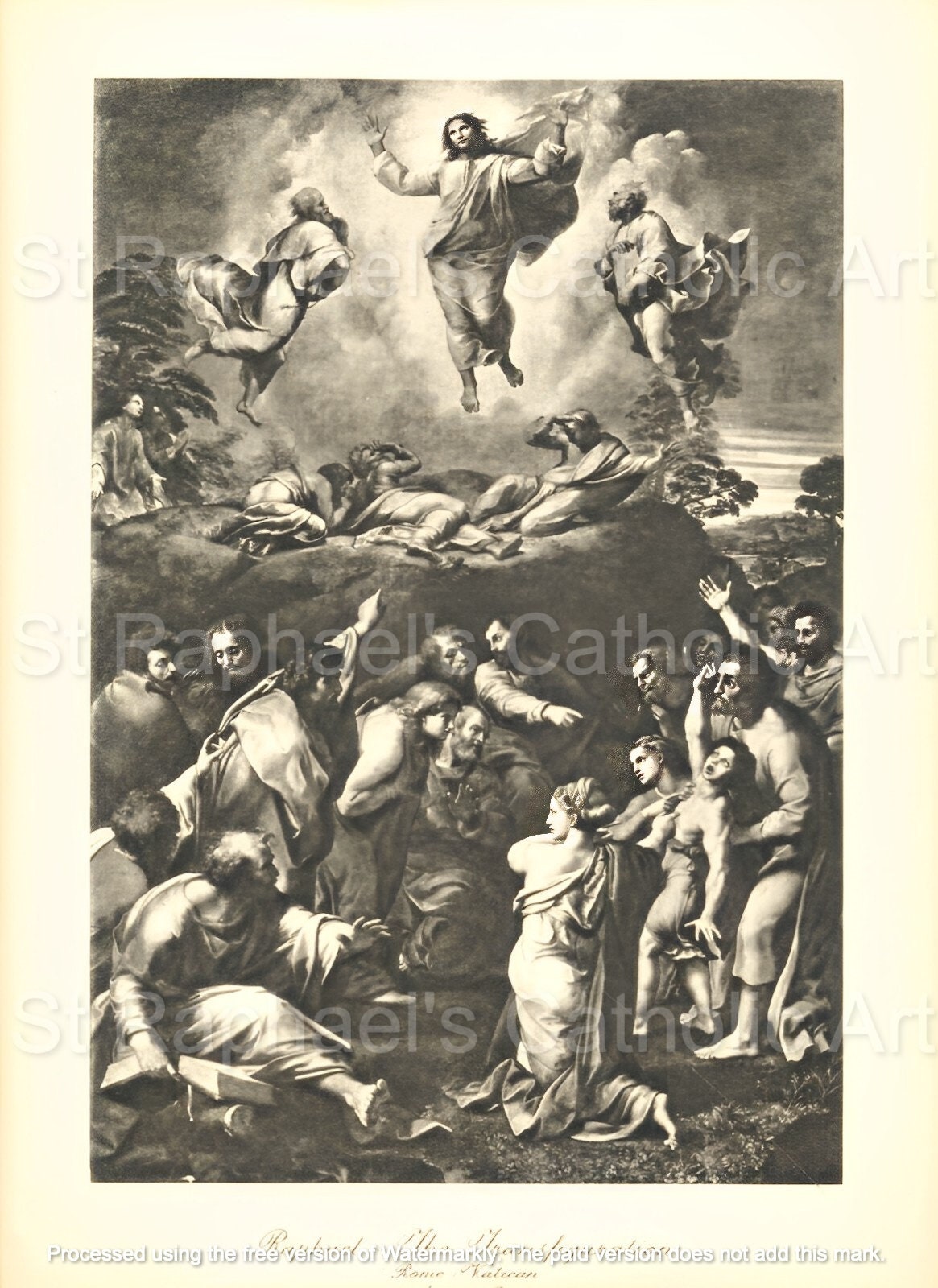 Transfiguration of Jesus Miracle God Moses Elijah Apostles Bible ...