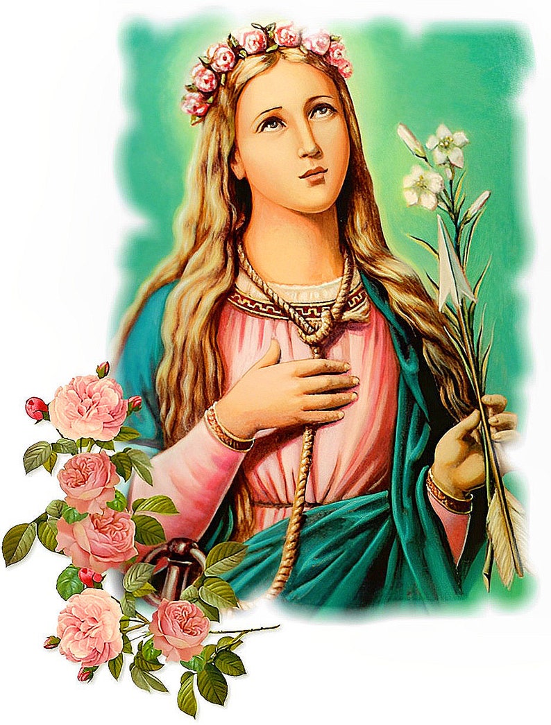St Philomena - Catholic - Virgin and Martyr - Young Saint Girl ...