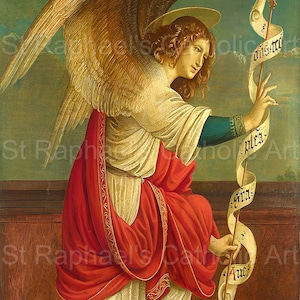 Archangels Michael Raphael Gabriel Catholic Art Digital Download ...