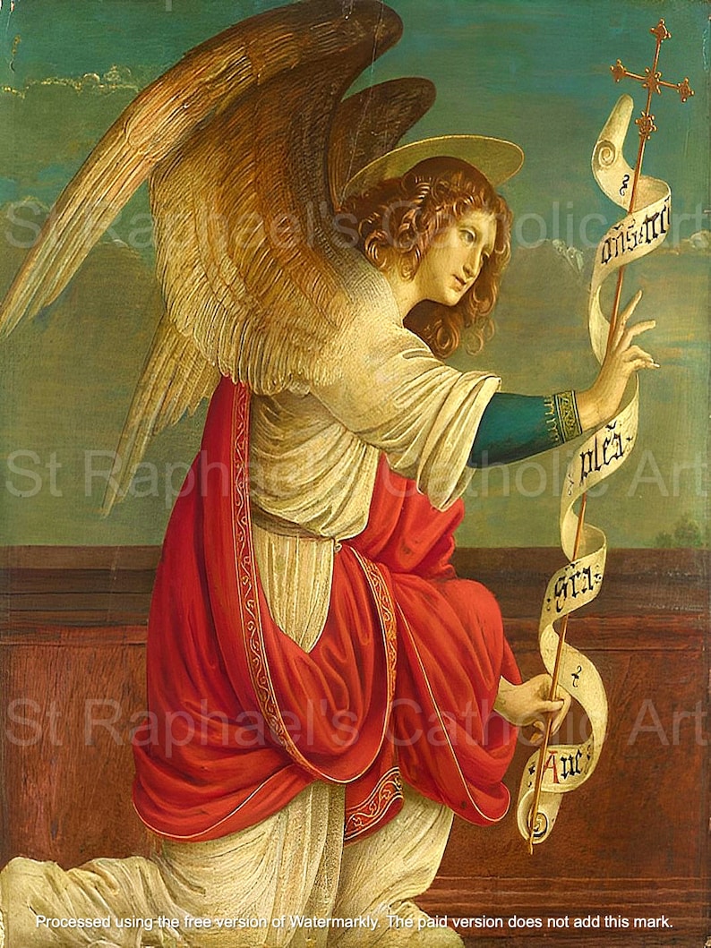 Archangels Michael Raphael Gabriel Catholic Art Digital Download ...