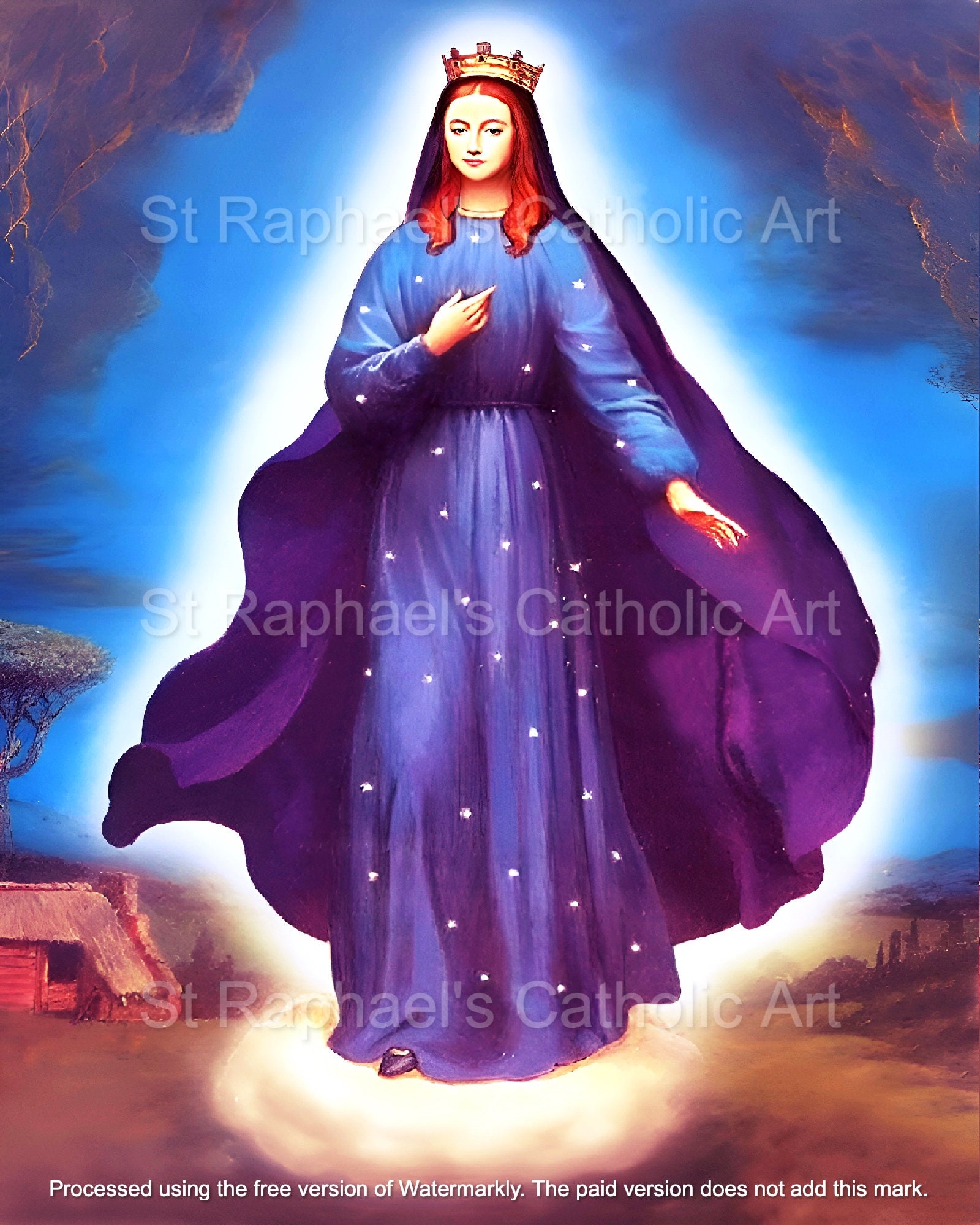 Our Lady of Hope Virgin Mary Pontmain France Traditional CATHOLIC ...