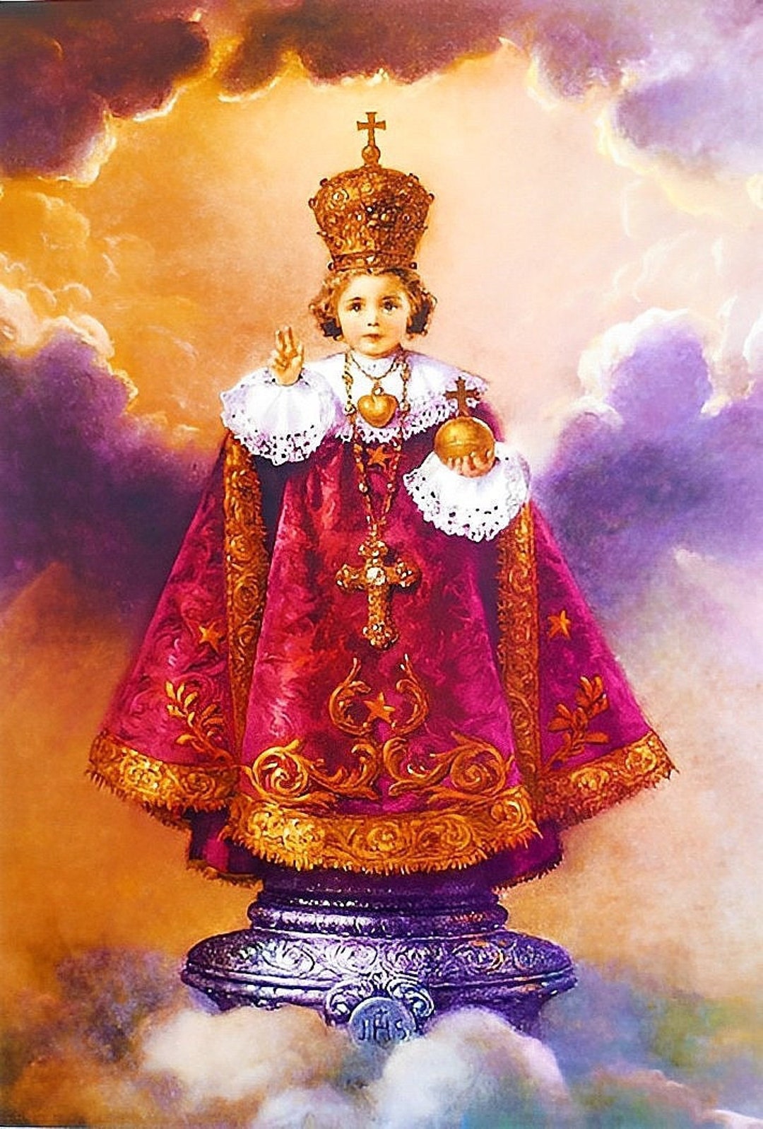 Jesus Infant of Prague Little King Holy Catholic Digital Download X3 - Etsy