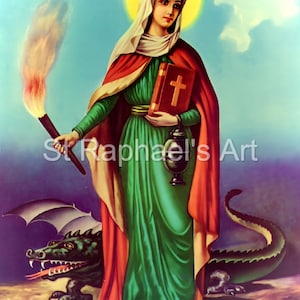 St Martha Icon Catholic Christianity Holy Woman Saint Spiritual Digital ...