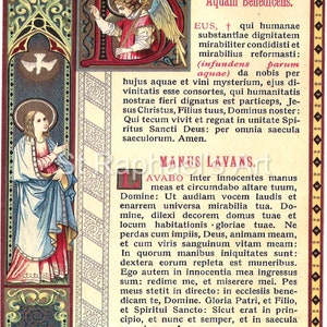 Latin Mass Altar Cards Traditional Catholic Tridentine Pre Vatican 2 ...