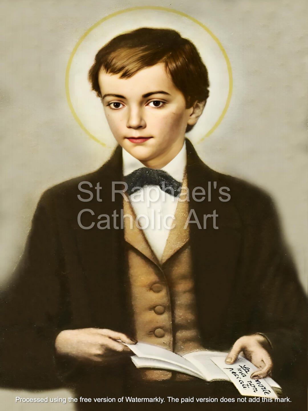 St Dominic Savio School Boy Saint Patron of Choir Boys Juvenile Falsely ...